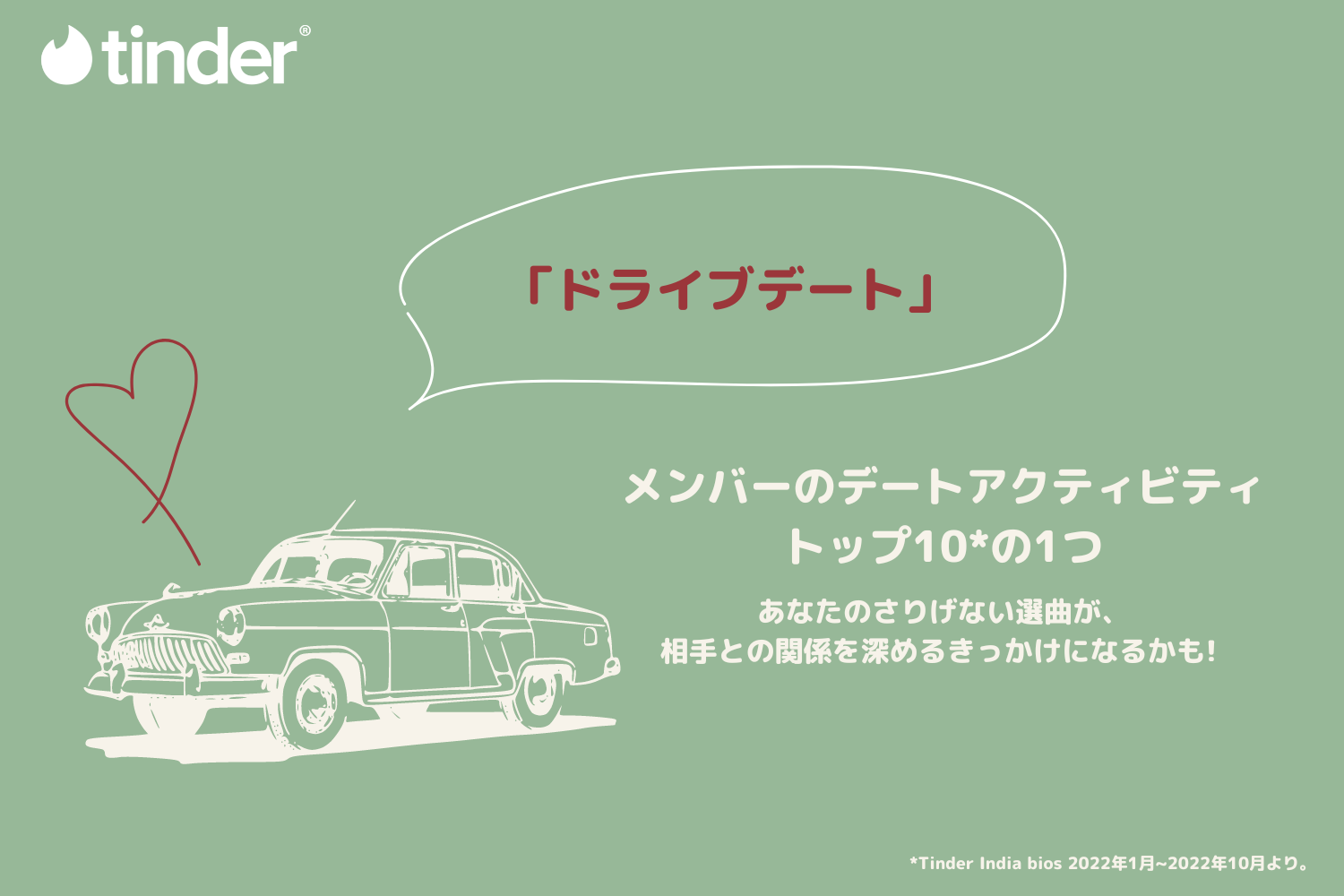 【デートは “お酒なし” が新常識!?】春に実践できる、Tinderおすすめの”シラフデート”5選！ | トレンドお届けメディア Trepo（トレポ